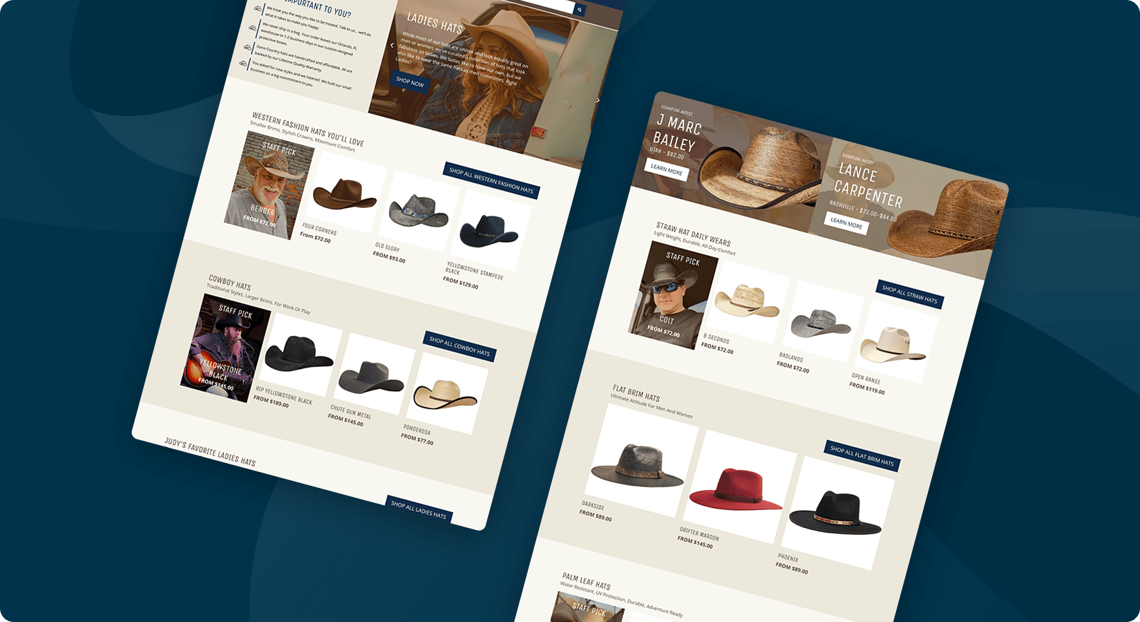 Gone Country Hats - PDGO - A Damasco Innovations Company
